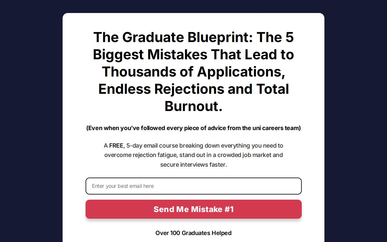 The Graduate Blueprint